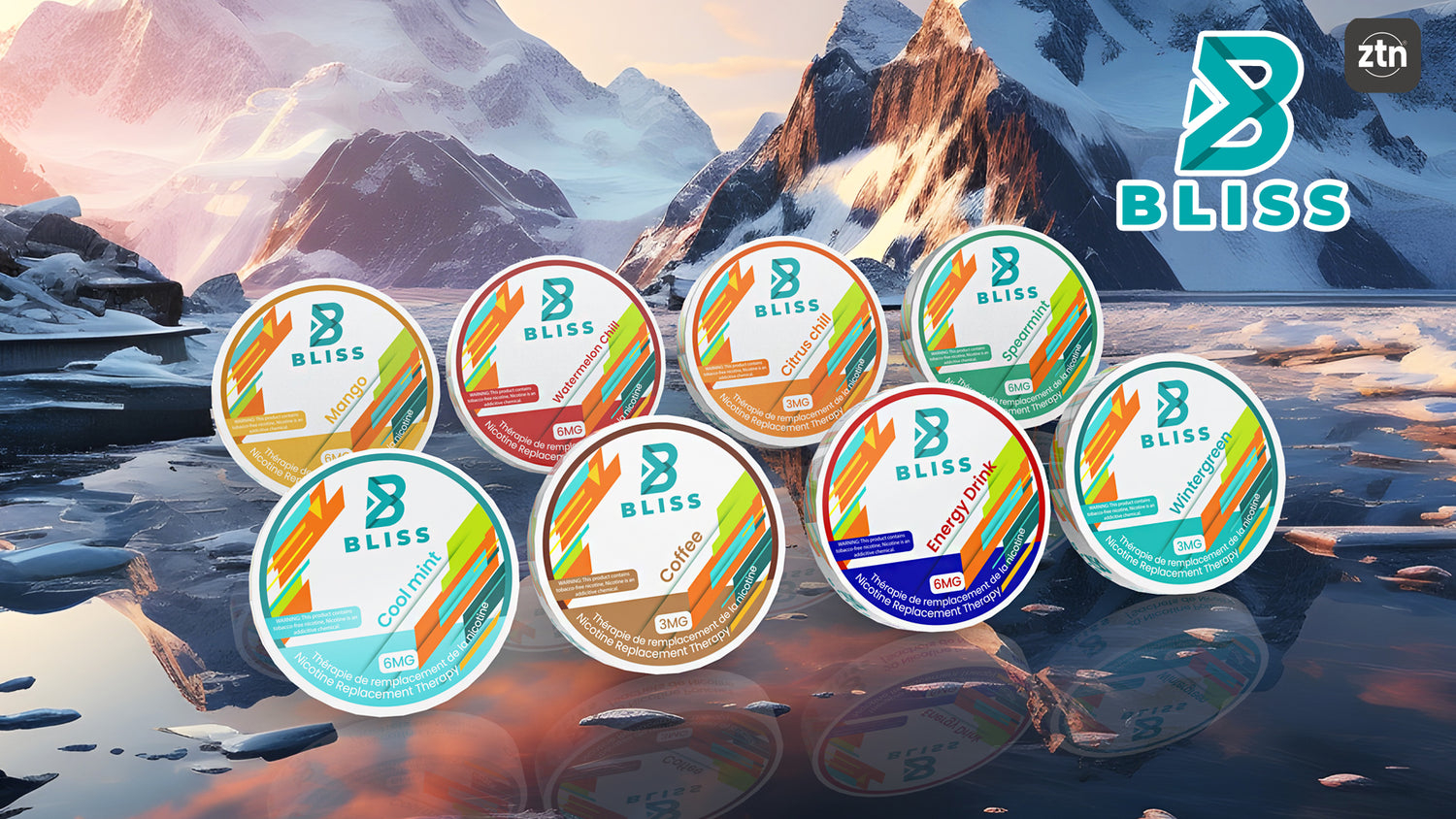 Bliss Nic Nicotine Pouches | Canada-wide Delivery | Buy now